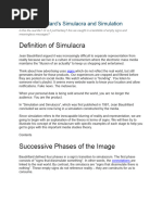 Simulacra and Simulation | PDF