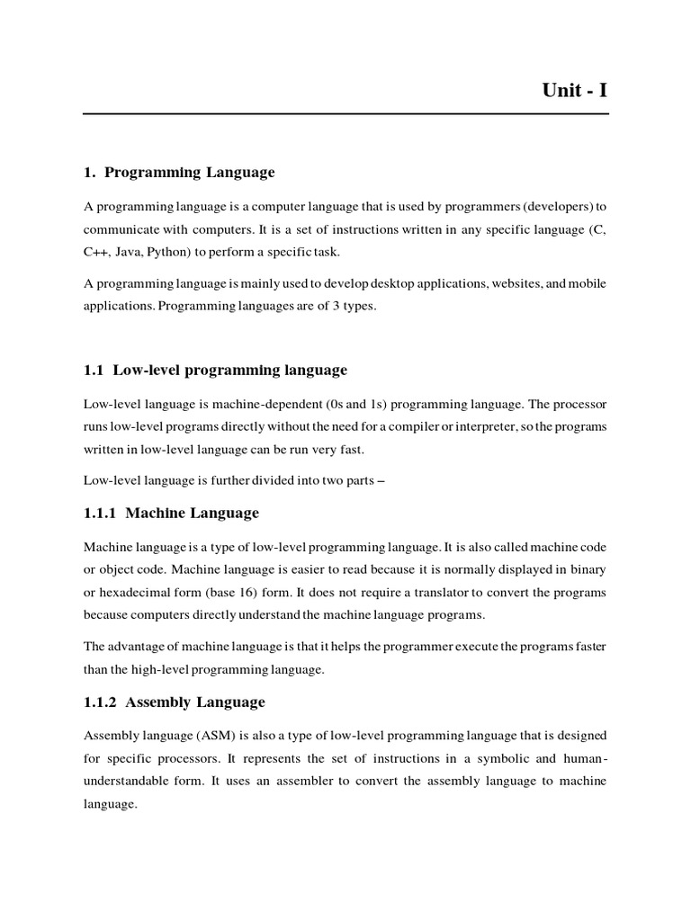 PSDS Note-1 | PDF | Computer Programming | Object Oriented Programming
