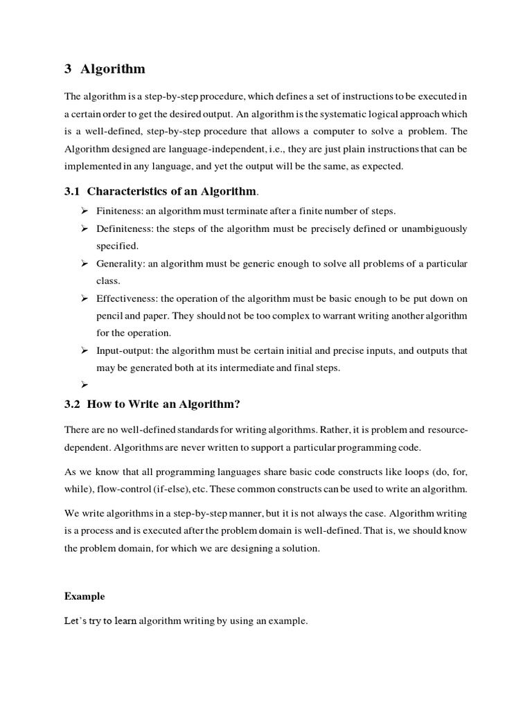 Class 3_ Algorithms | PDF | Algorithms | Computer Programming Class 3_ Algorithms | PDF | Algorithms | Computer Programming
