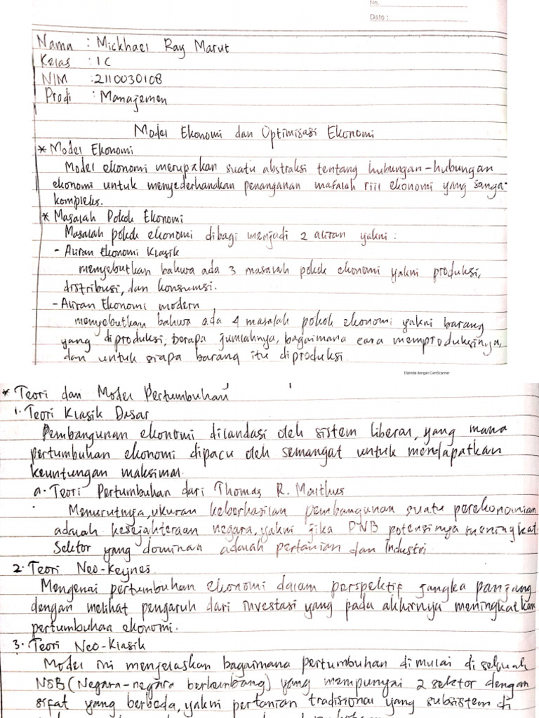 Mickhael Ray Marut (Tugas Ekonomi Mikro 2) | PDF