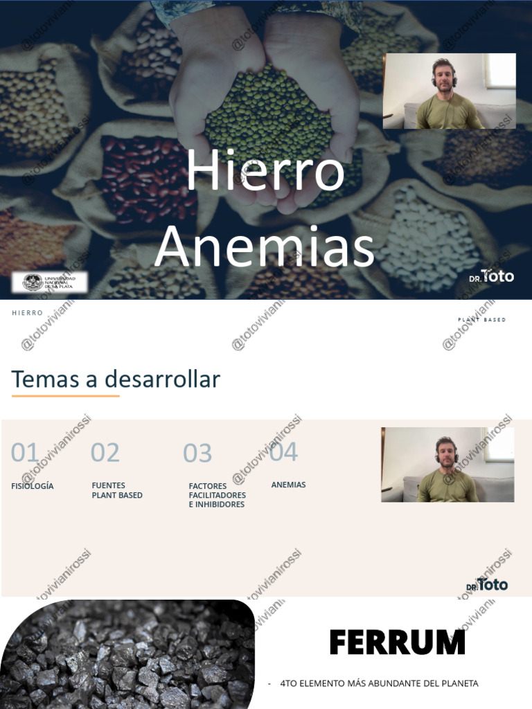 Hierro Anemias - Parte 1. | PDF | Hierro | Calcio