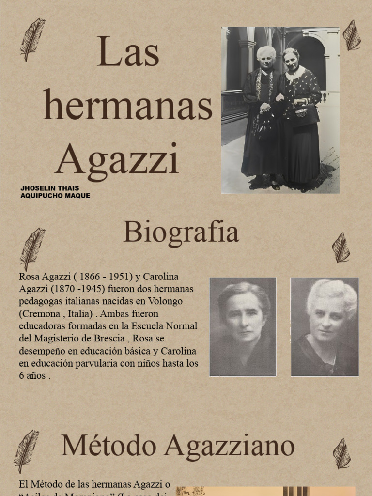 Las Hermanas Agazzi | PDF