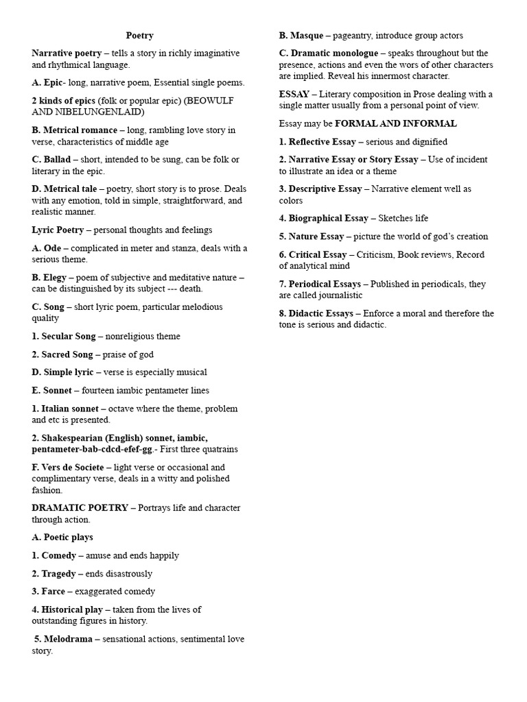 GEC8 | PDF | Poetry | Narrative