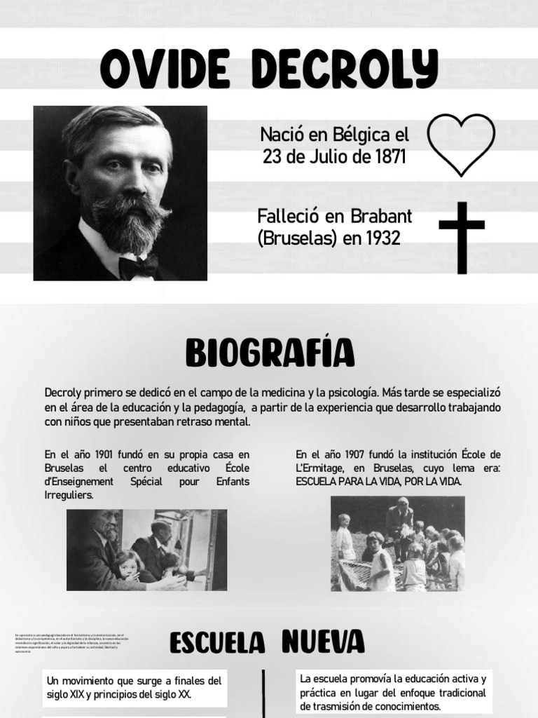 Aportes de Ovide Decroly a la Educación | PDF | Aprendizaje | Educación ...