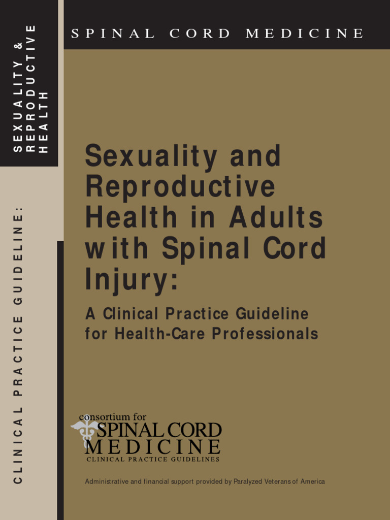 CPG Sexuality and Reproductive Health | PDF | Human Sexuality | Spinal ...