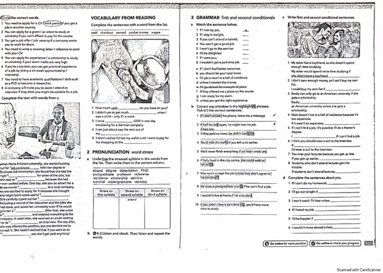 Extra Homework B1+ | PDF