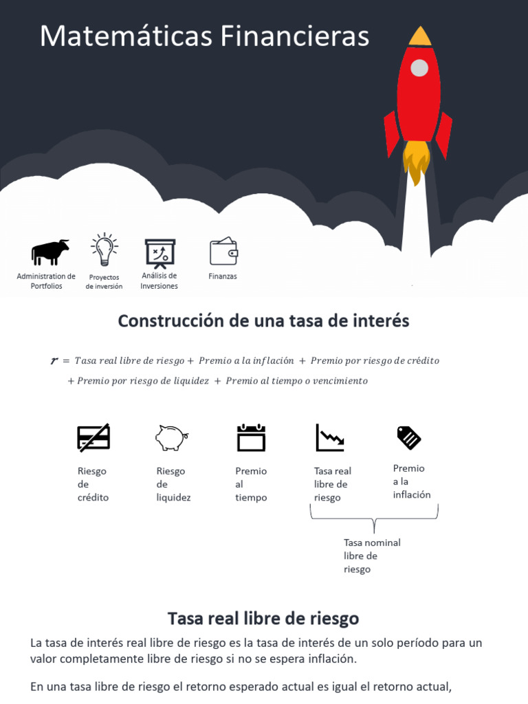 Matemáticas | PDF | Interés | Tasa de interés real