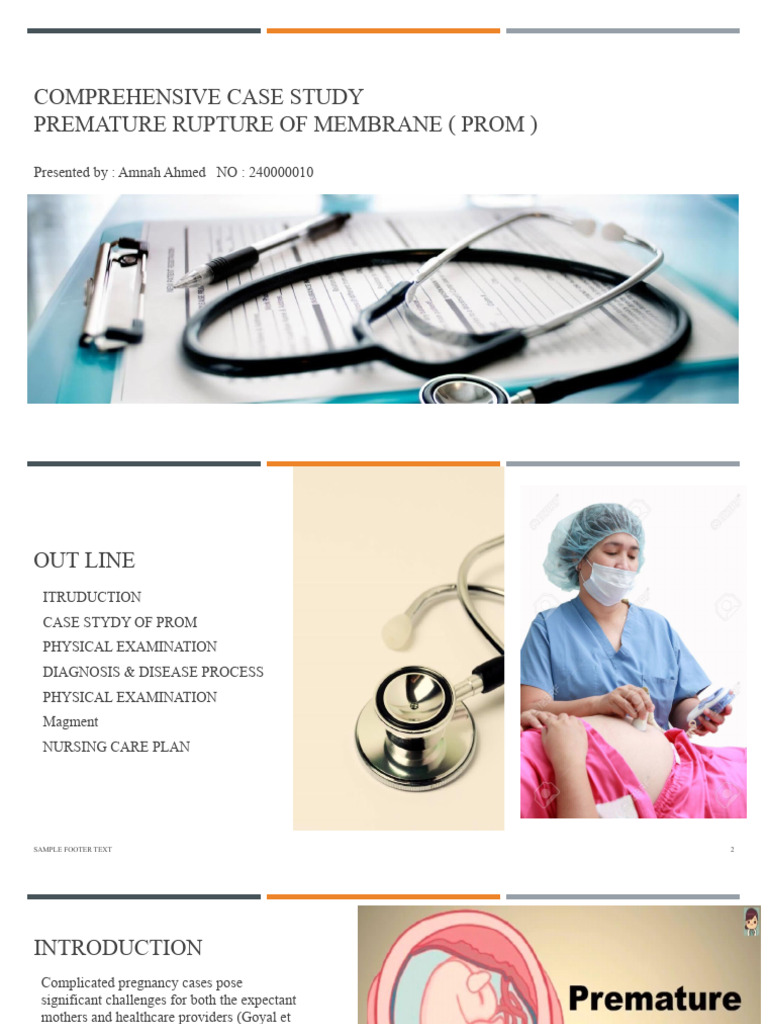 PROM Case Presentation | PDF | Human Reproduction | Human Pregnancy