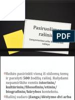 Kaip Rasyti Literaturini Rasini Pavyzdys | PDF