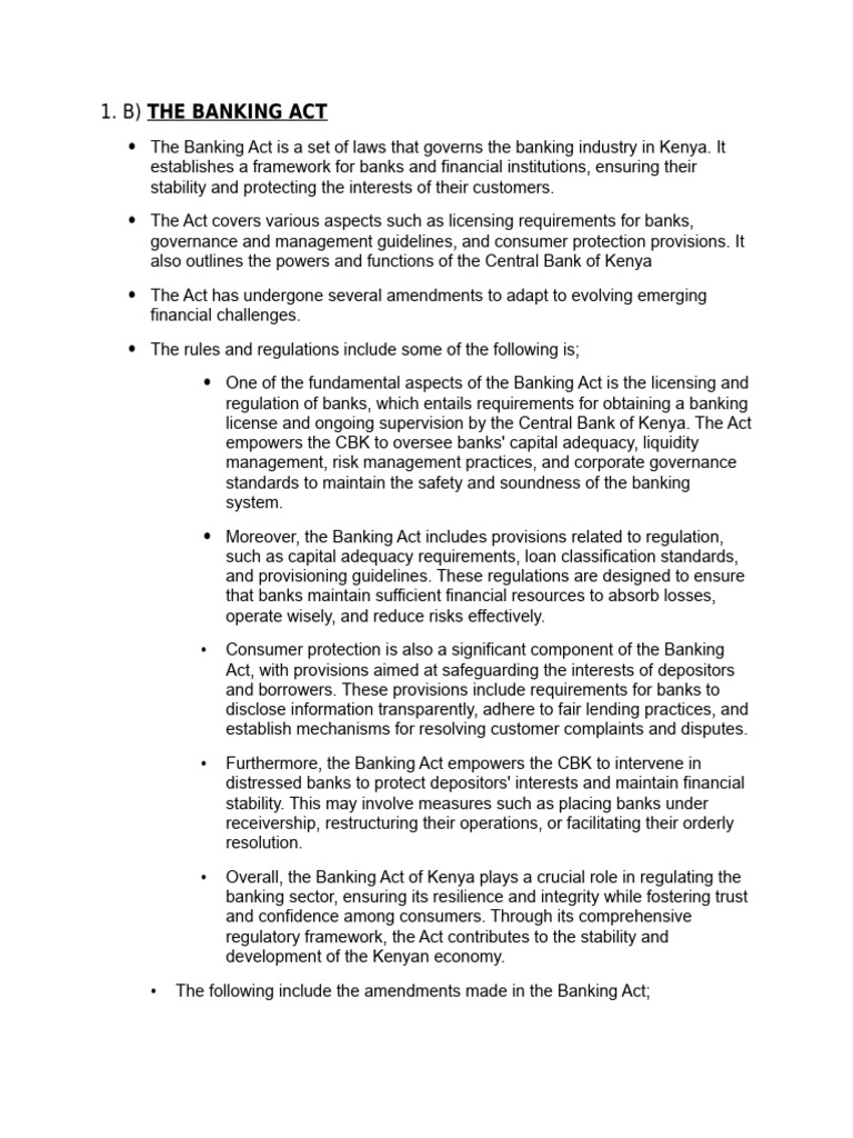 Banking Act | Download Free PDF | Banks | Regulatory Compliance