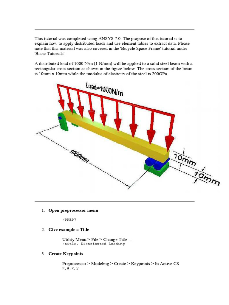 TP 19- Distributed Loading | Download Free PDF | Beam (Structure) | Graphical User Interfaces