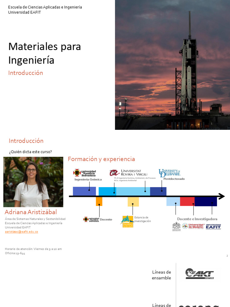 Curso de Materiales en Ingeniería EAFIT | PDF | Rieles | Polímeros