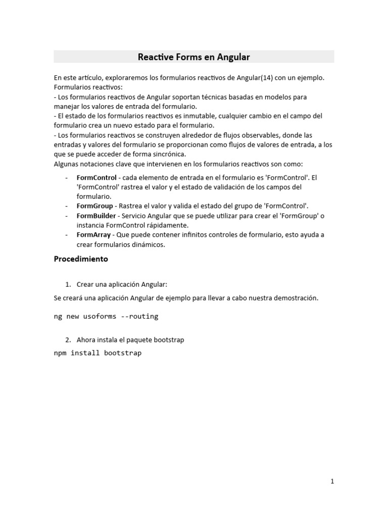 Lab 3b Reactive Forms 2024 | PDF | Bootstrap (marco frontal ...