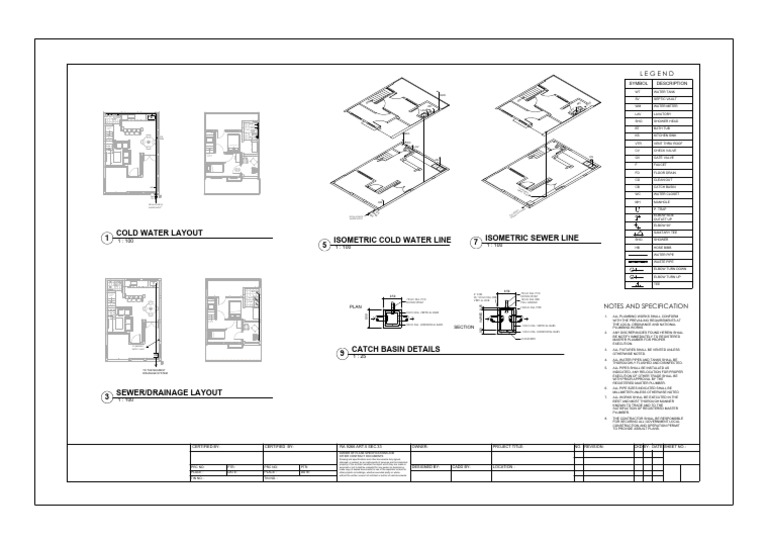 2 Storey Residential Extension PLUMBING PLAN | PDF | Plumbing | Storm Drain