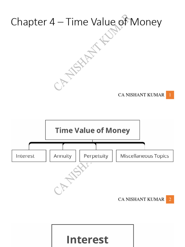 Chapter 4 - Time Value of Money | PDF | Present Value | Yield (Finance)