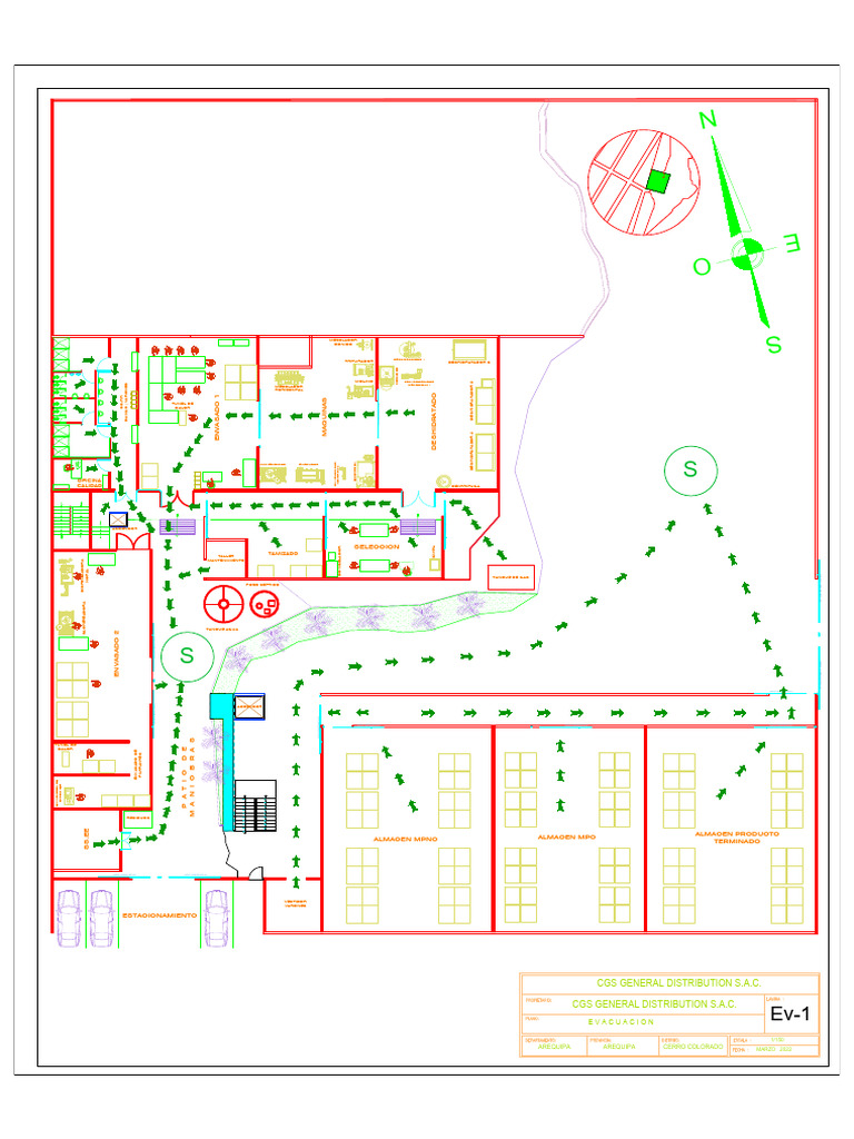 CGS General Distribution 2022 Planta 1 | PDF