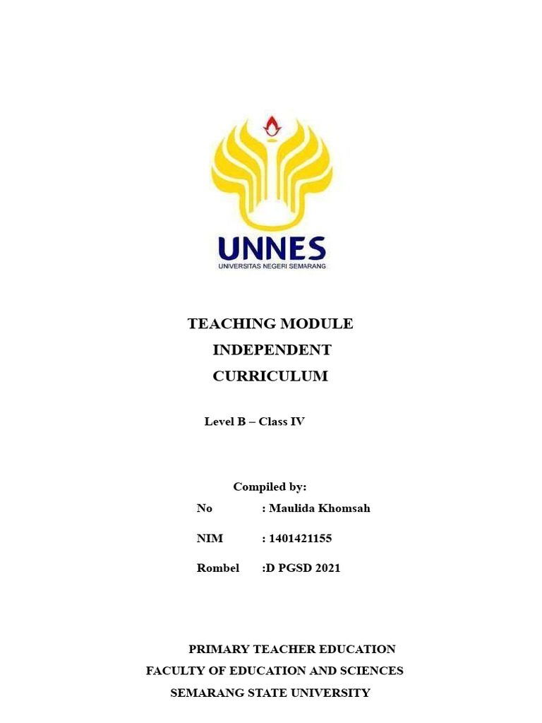 Modul Ajar Ipas Dalam Bahasa Inggris Materi Penyaringan Air Kelas 4 | PDF | Learning | Teachers