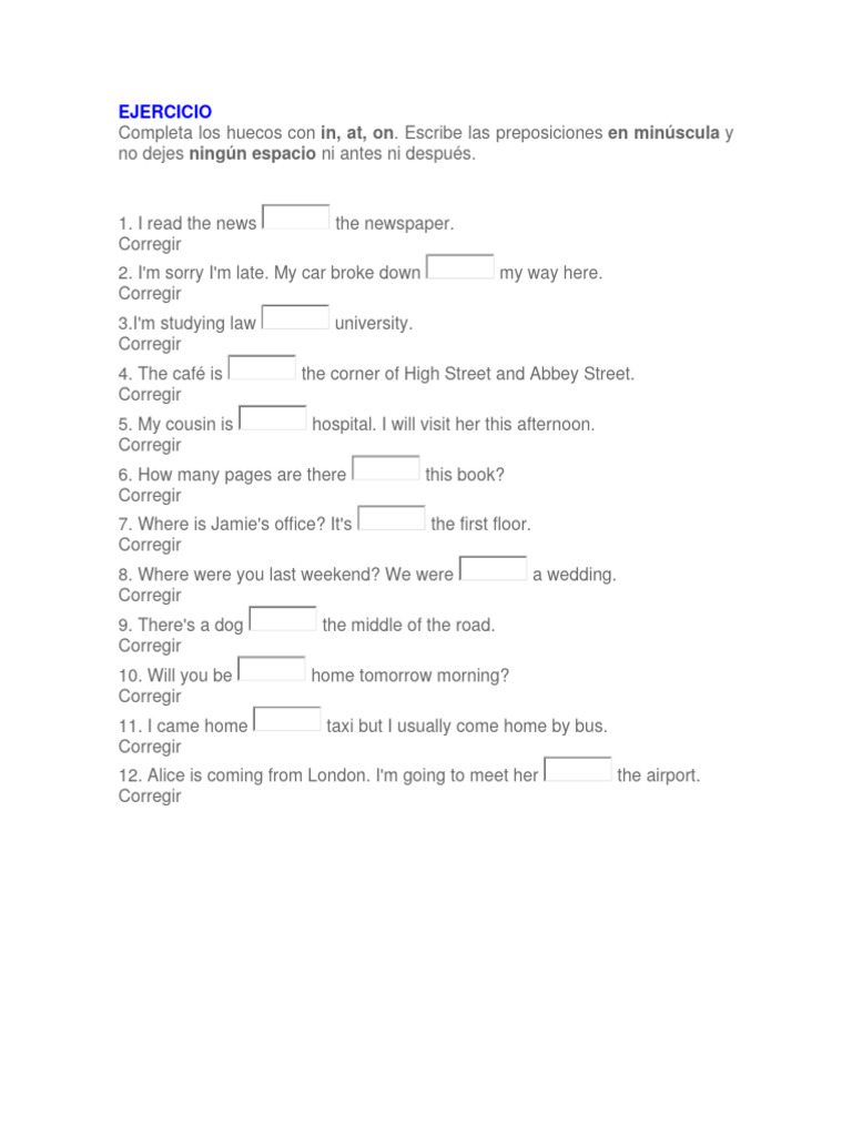 In On at Ejerc | PDF