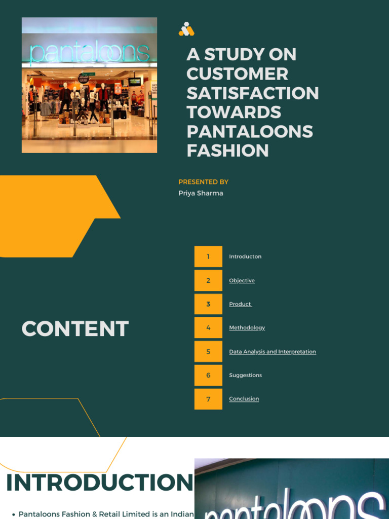 Customer Satisfaction at Pantaloons | PDF | Retail | Customer Satisfaction