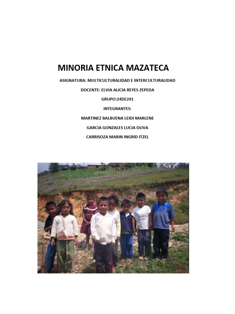 Historia y Cultura de los Mazatecos | PDF