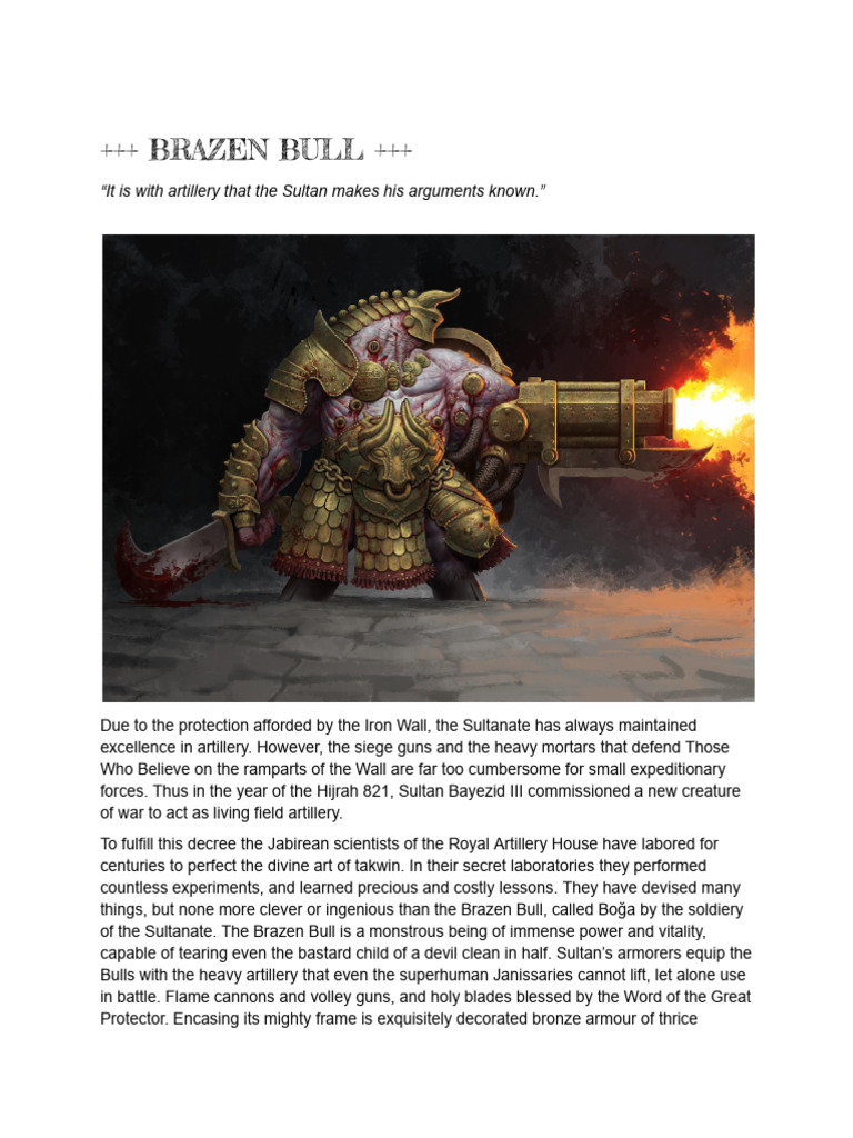 Brazen Bull | PDF
