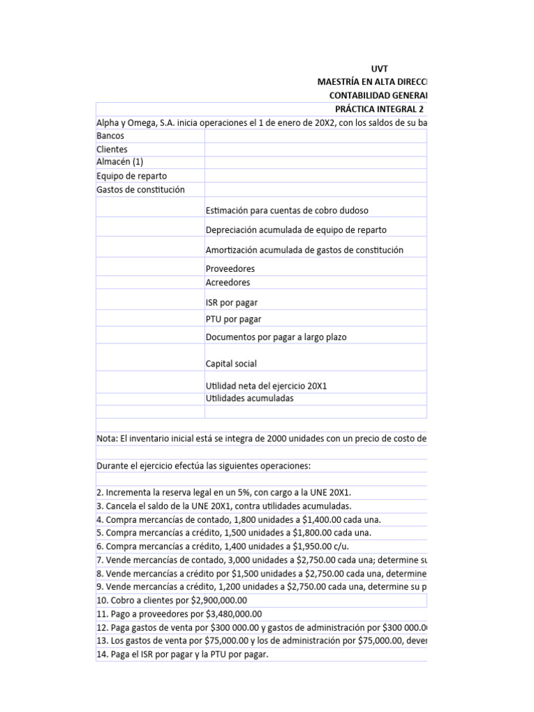 Examen 3 Practica Integral | PDF | Hoja de balance | Economía Financiera
