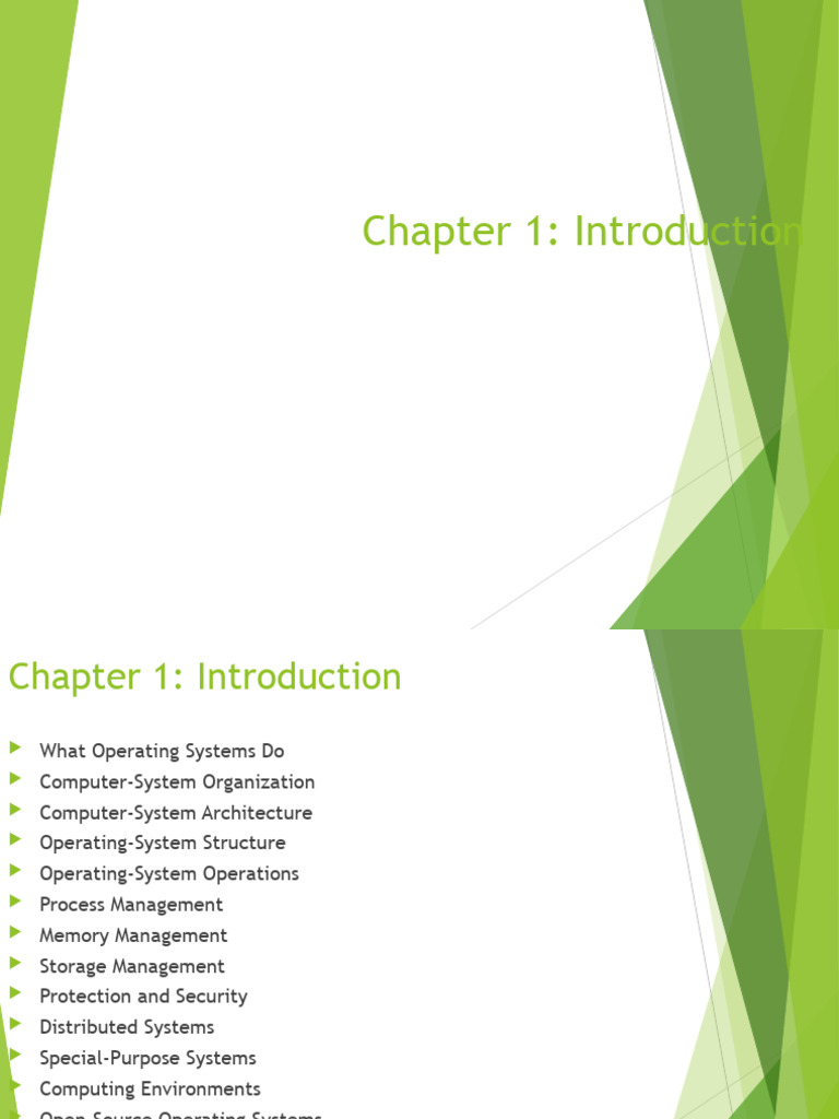 Chp1 IntroductiontoOS | PDF | Computer Data Storage | Operating System