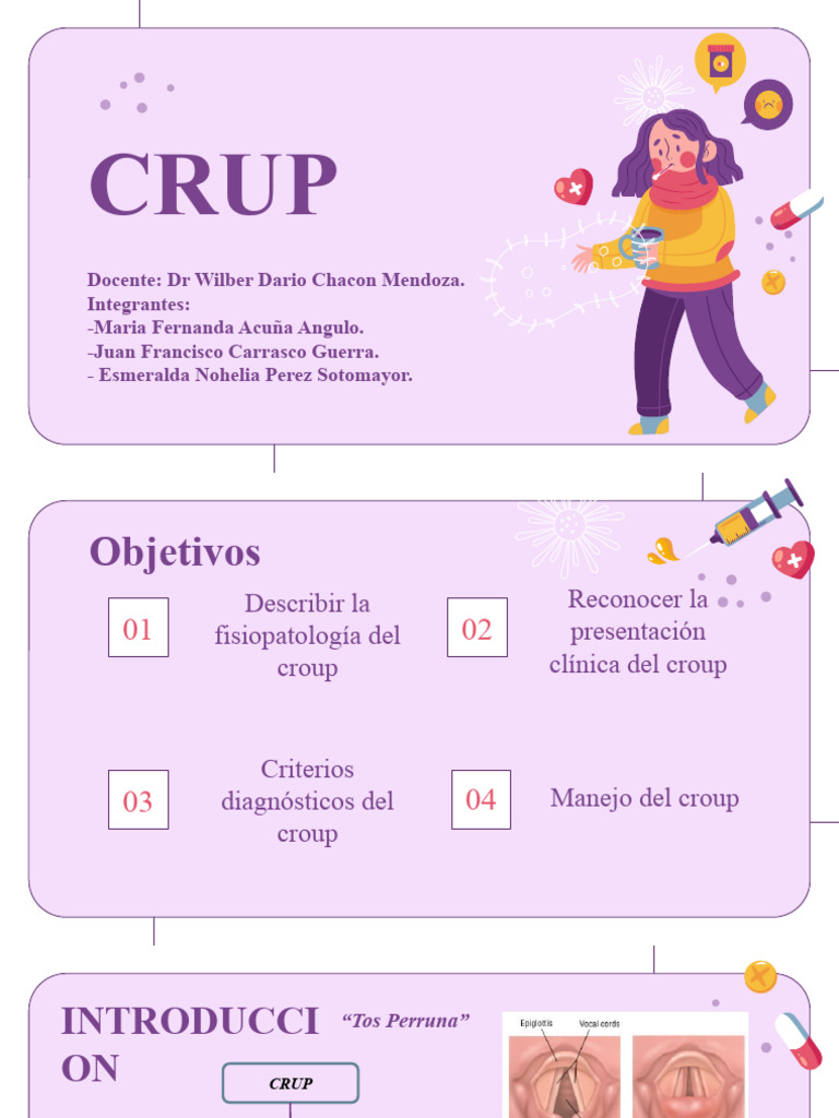 Croup: Guía Clínica para Pediatras | PDF | Enfermedades respiratorias | Enfermedades y trastornos