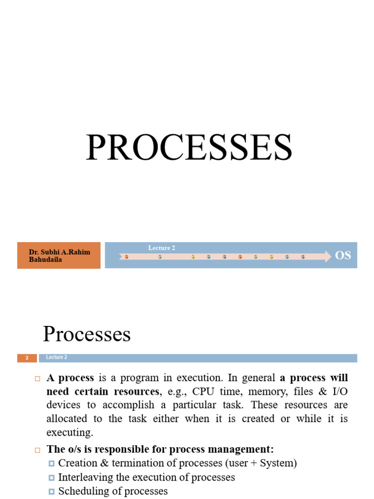 02 Processes | Download Free PDF | Process (Computing) | Operating System