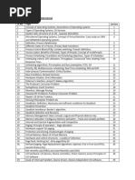 Operating System Syllabus | PDF | Operating System | Process (Computing)