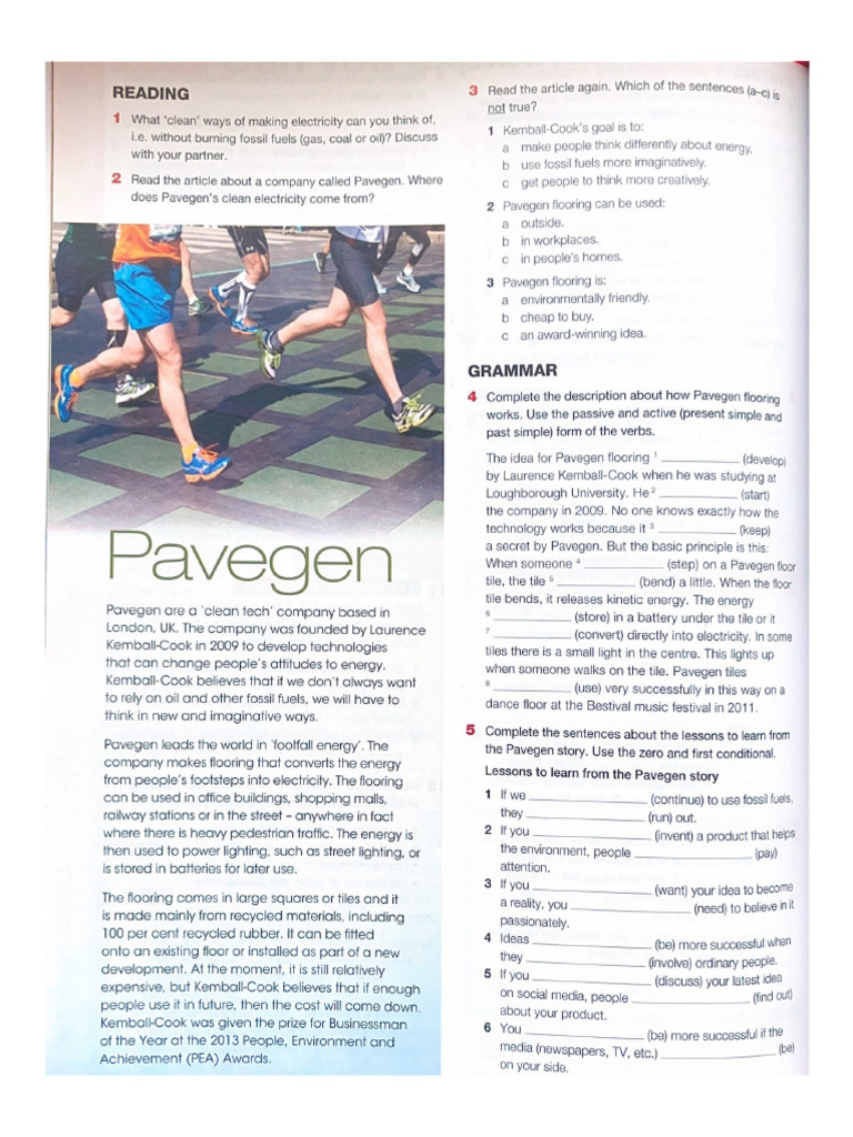 READING 2 Pavegen | PDF