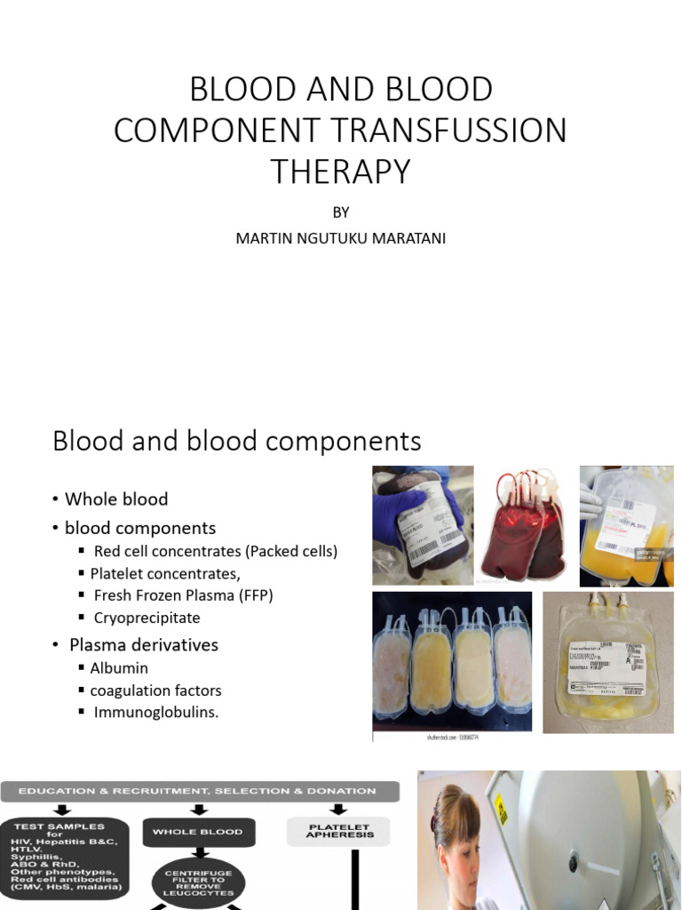 Blood and Blood Components Final PPT Presntation | Download Free PDF ...