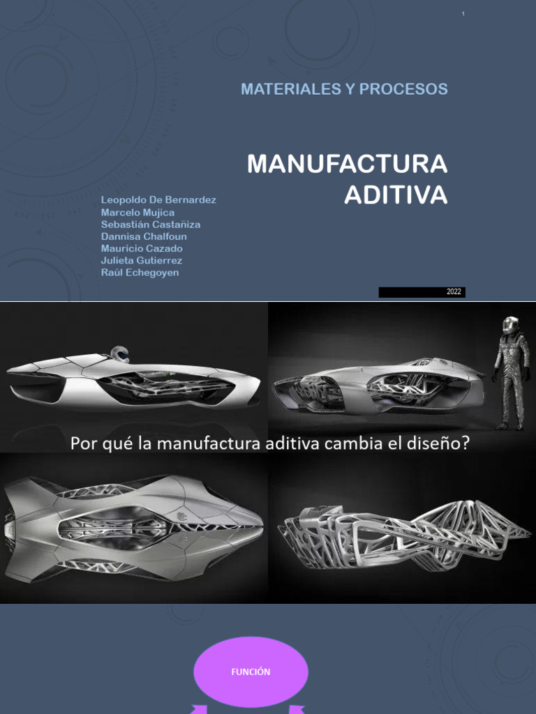 Manufactura aditiva 2022 | PDF | Impresión 3d | Sector secundario de la economía