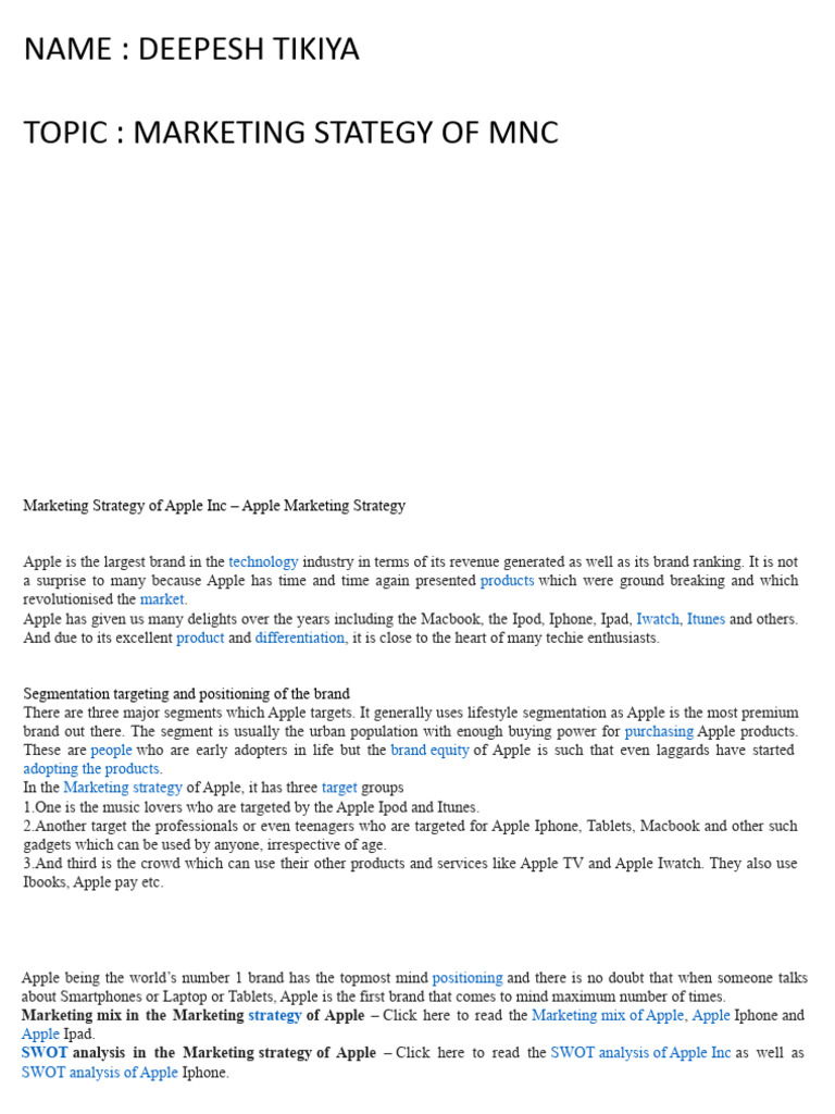 Apple | PDF | Apple Inc. | Retail