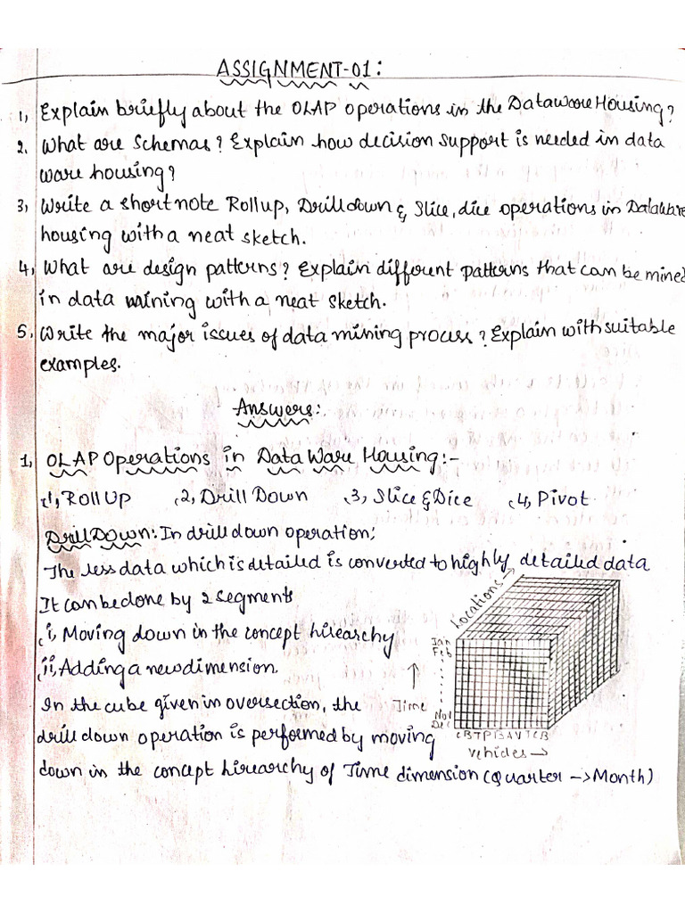 DWH Assignment - 1 | PDF