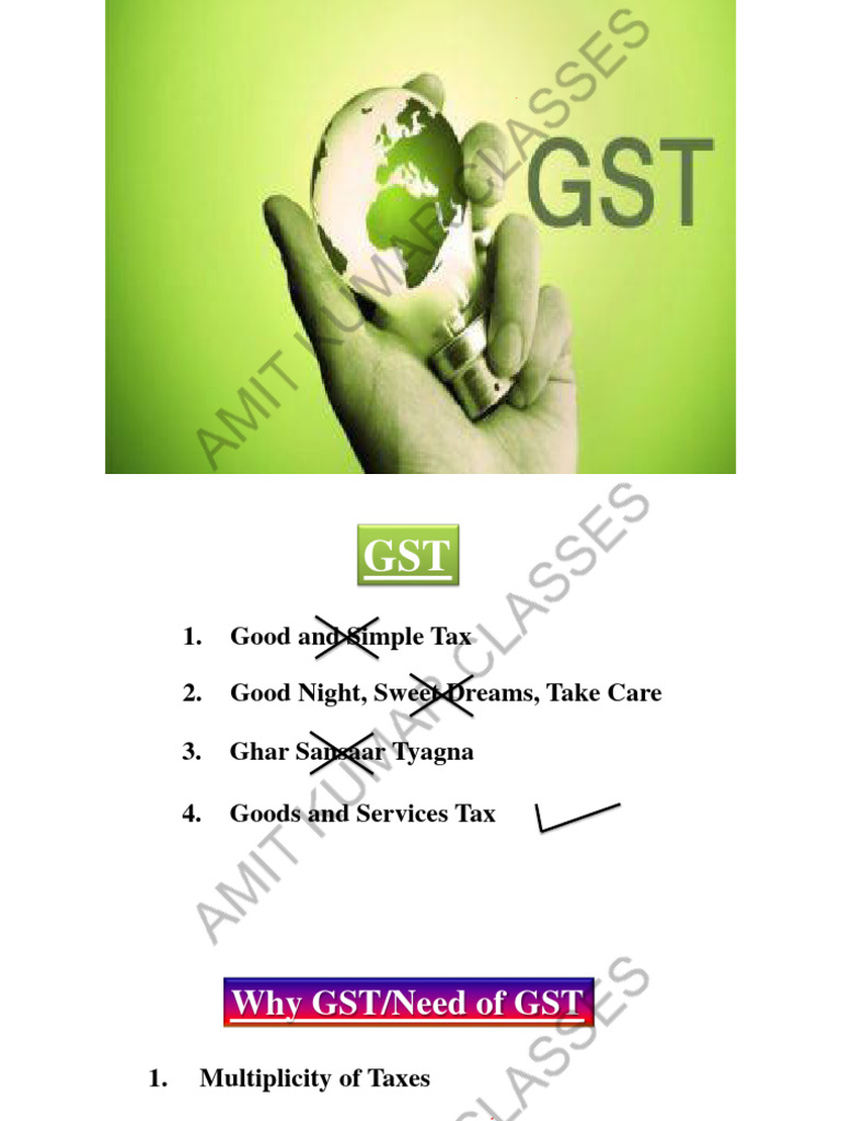 Understanding Goods and Services Tax (GST) | PDF | Value Added Tax | Taxes
