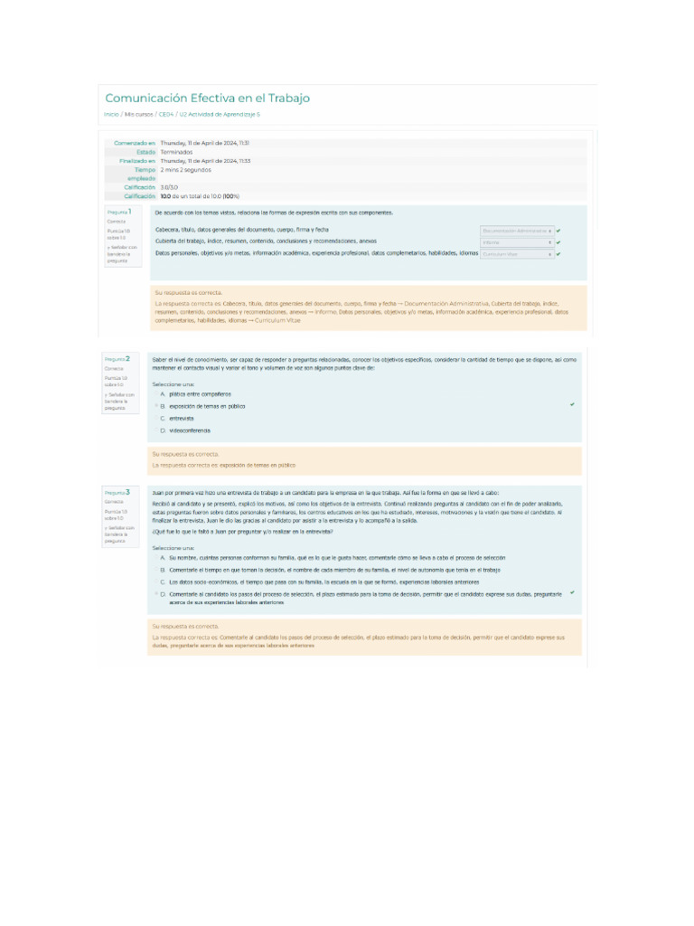 Curso CE04 U2 Actividad 5 | PDF