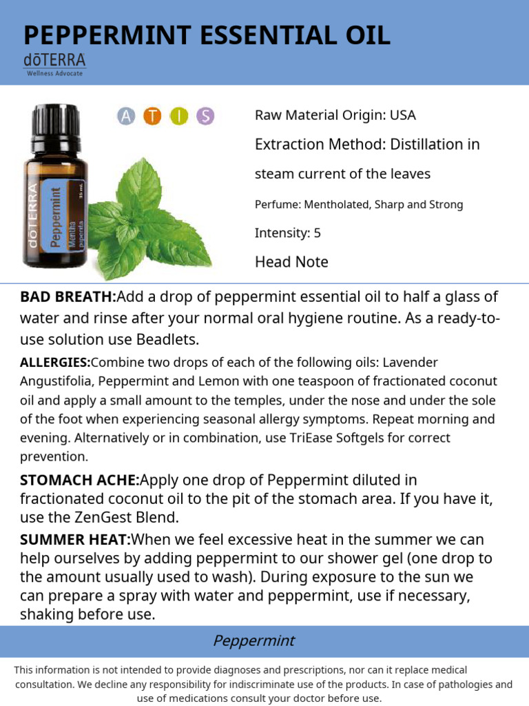 Manuale Kit Family e Kit Home Essentials English | PDF | Aromatherapy ...