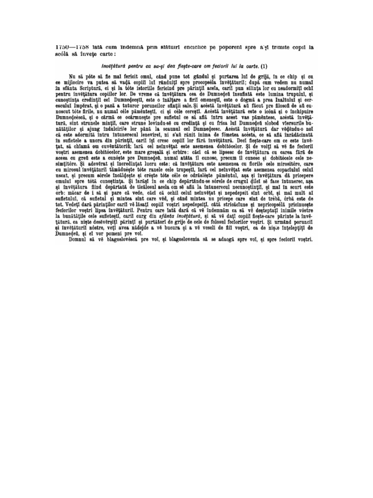 Indemn - La - Invatatura - Document Vechi | PDF