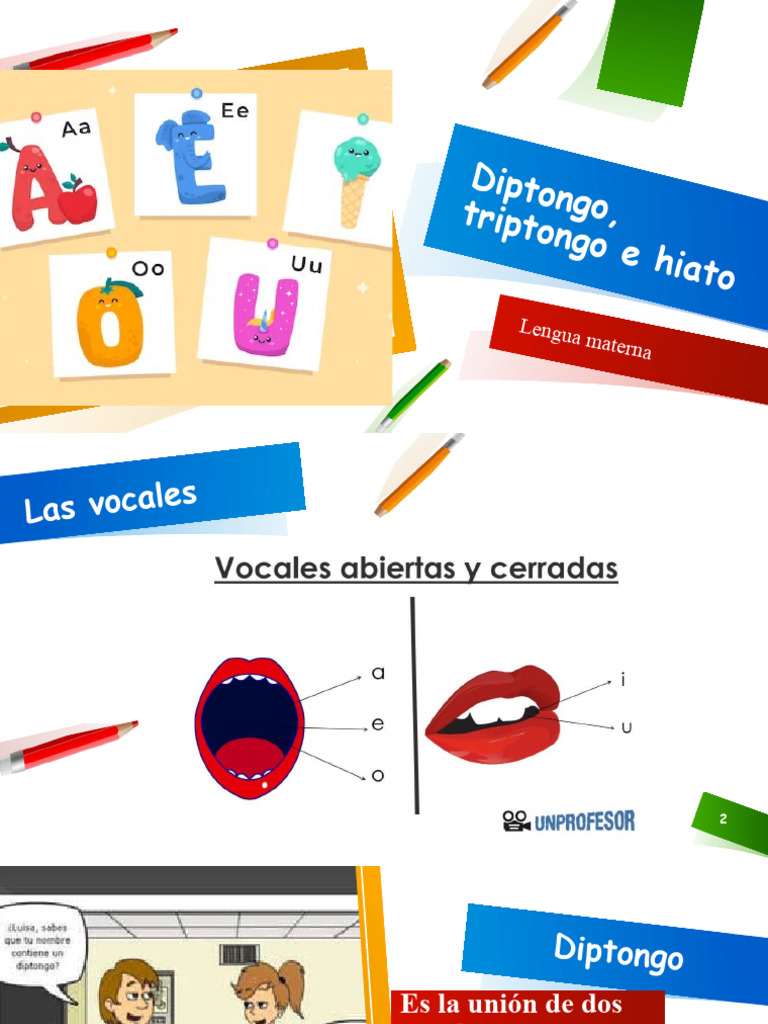Diptongo, Triptongo y Hiato en Español | PDF