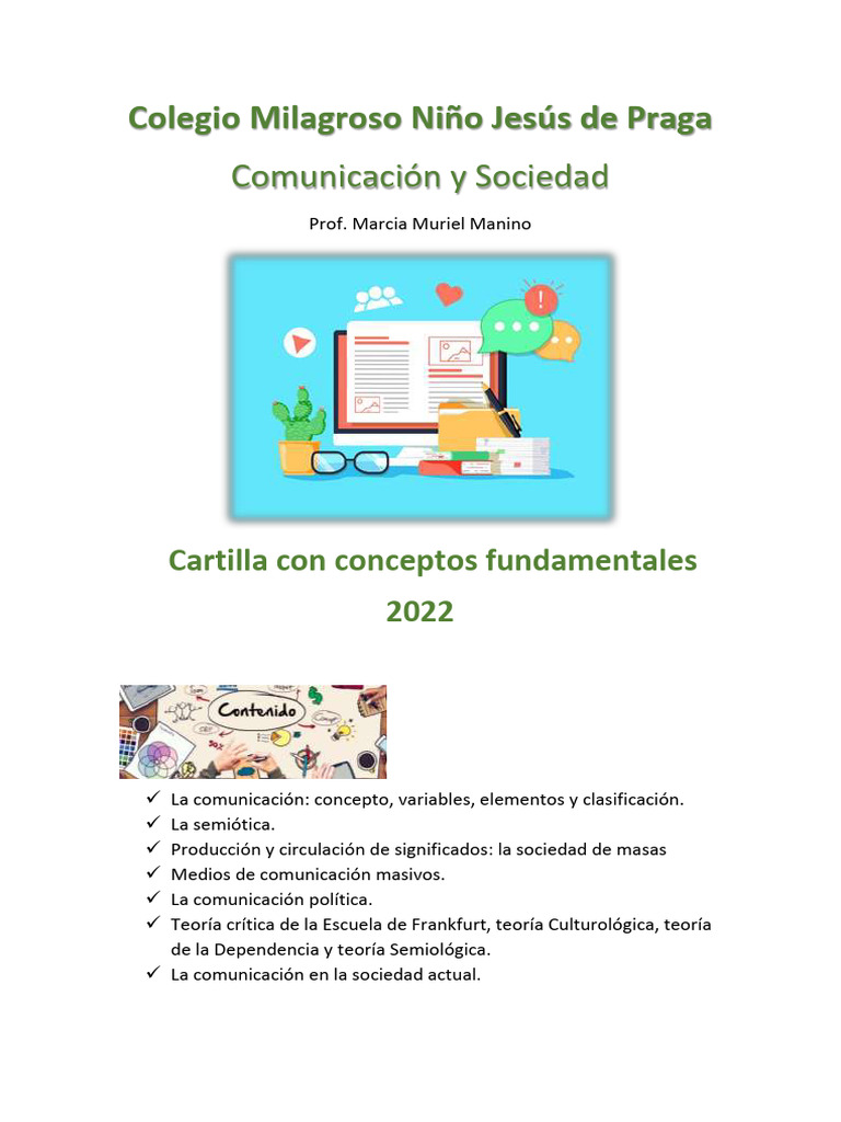 Cartilla CYS 2022 | PDF | Semiótica | Comunicación
