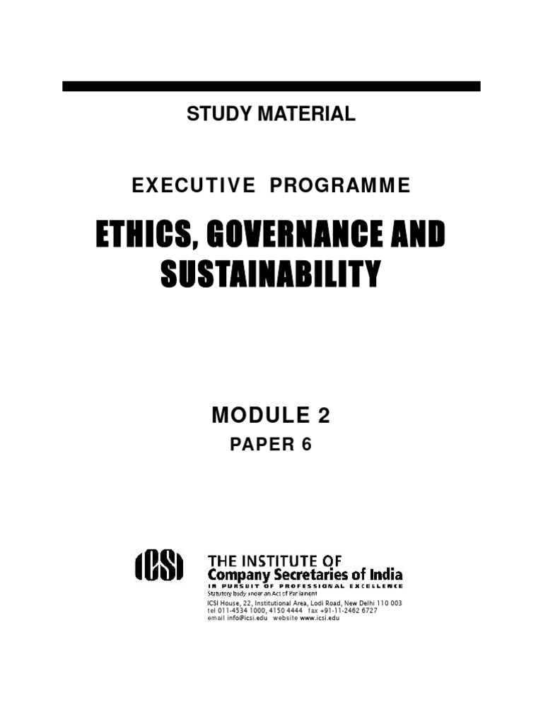 Gbes (Os) 2019 | PDF | Corporate Governance | Business Ethics