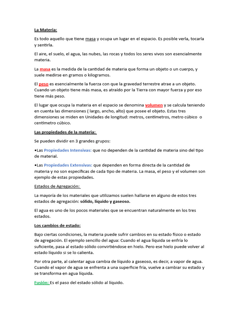 RESUMEN FISICO QUIMICA | PDF | Mezcla | Átomos