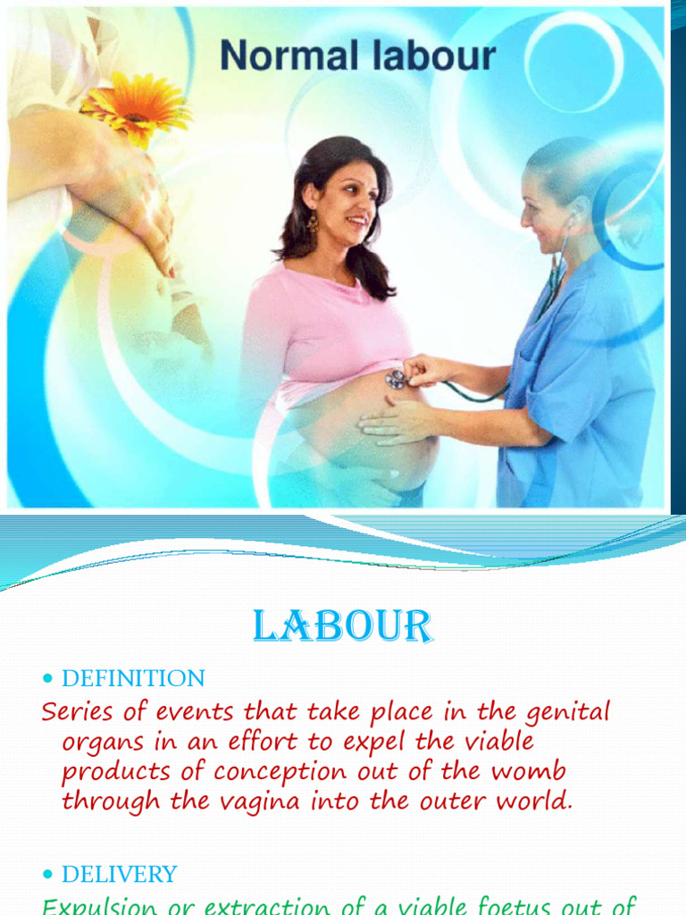 NORMAL LABOUR - PPT noted points | Download Free PDF | Uterus | Childbirth