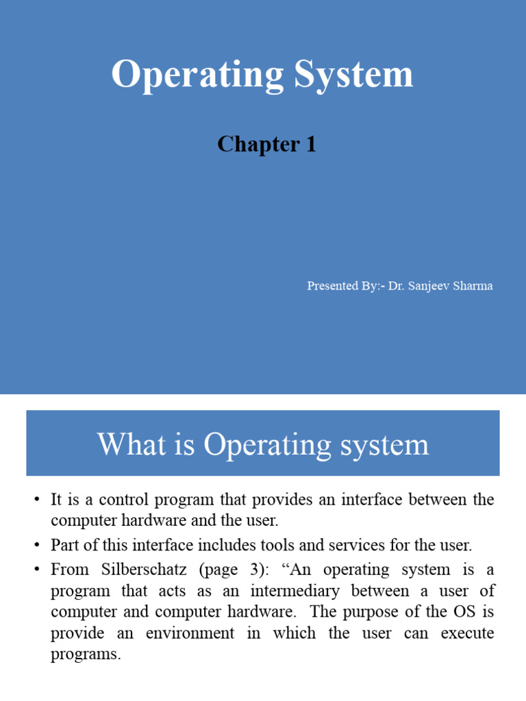 Chapter 1 Introduction New | PDF | Operating System | Process (Computing)