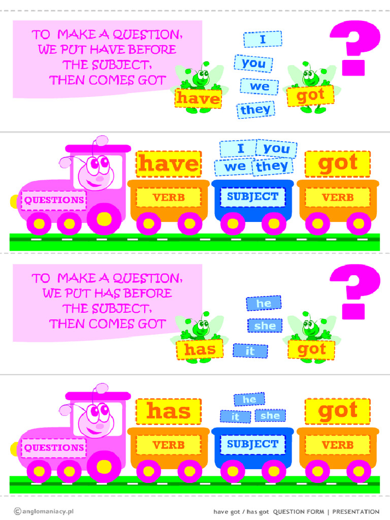 Verbs Have Question - Form | PDF