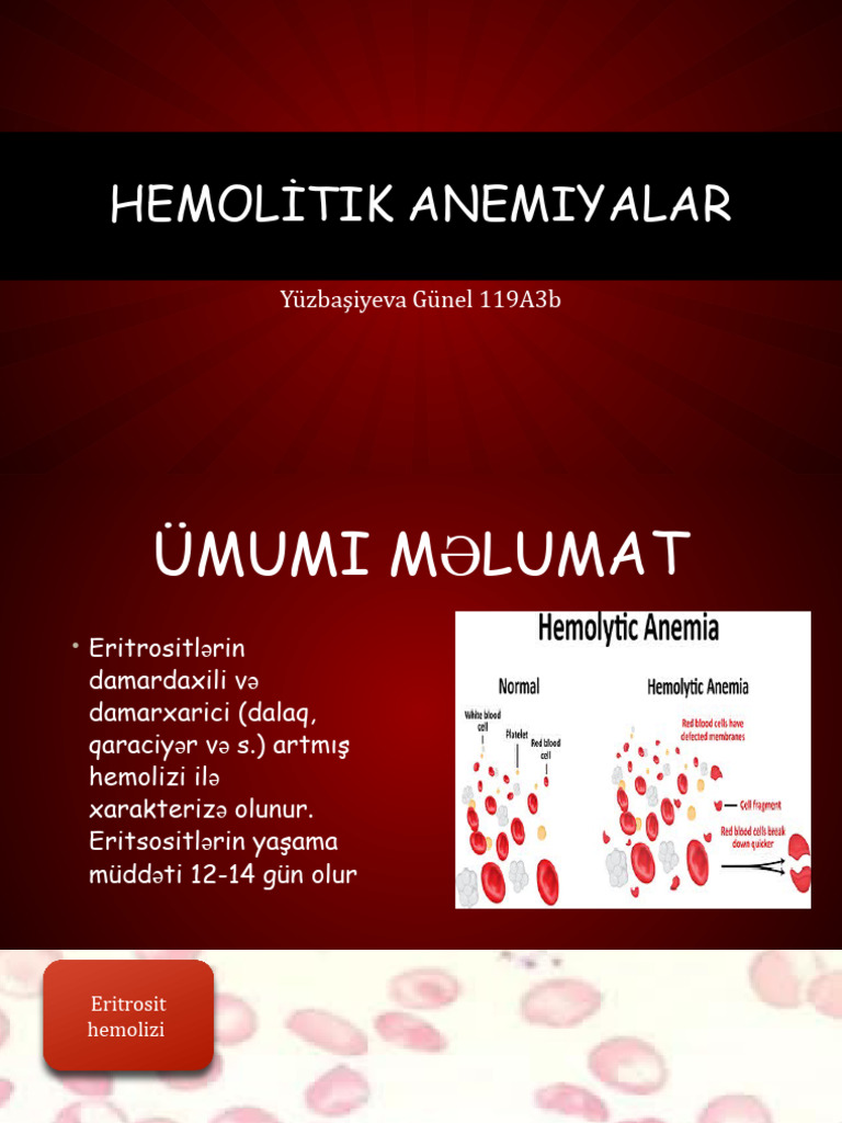 Hemolitik Anemiya | PDF