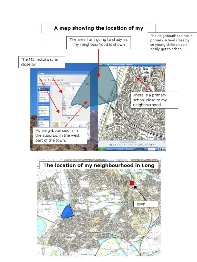 Map of My Long Town Neighbourhood | PDF