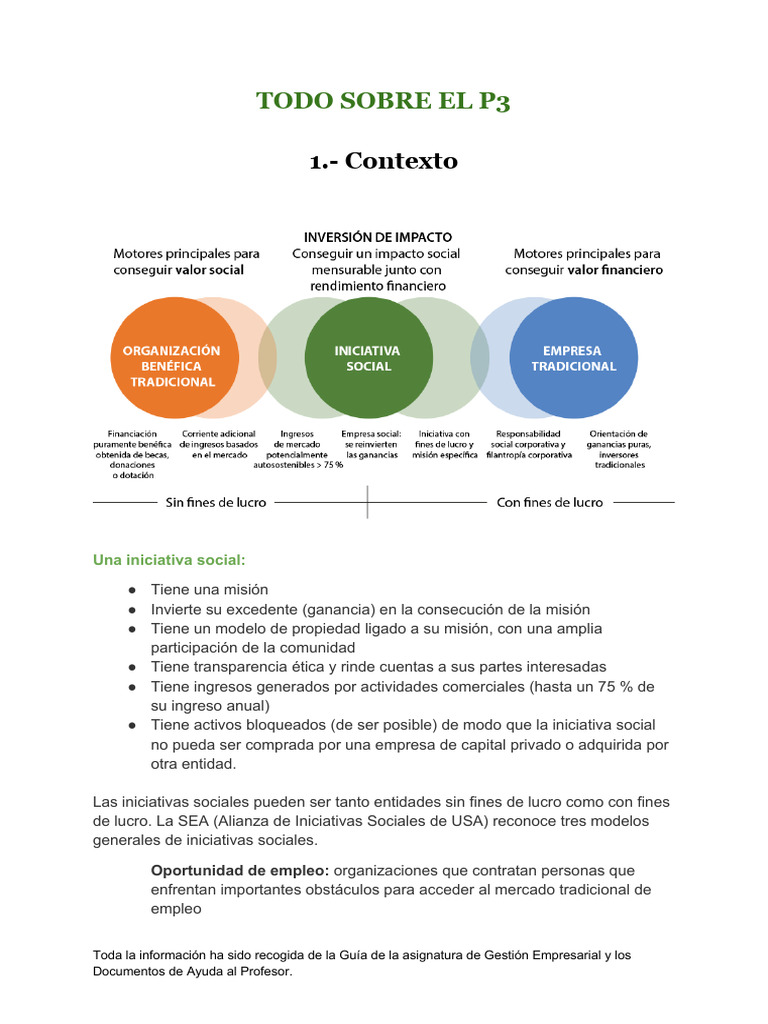 Todo Sobre El P3 | PDF | Business | Economias