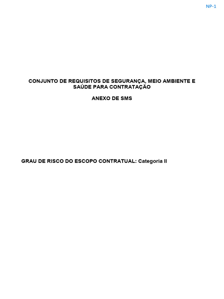 Requisitos de SMS para Terminal Guararema | PDF | Capacete